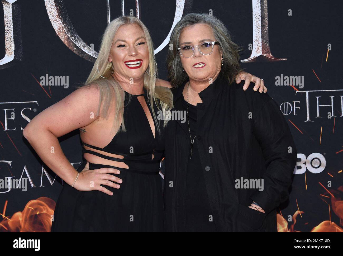 Rosie O'Donnell, right, and Elizabeth Rooney attend HBO's "Game of ...
