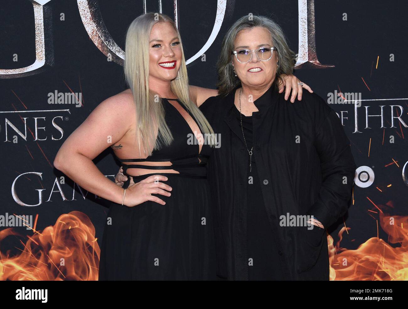 Rosie O'Donnell, right, and Elizabeth Rooney attend HBO's "Game of ...