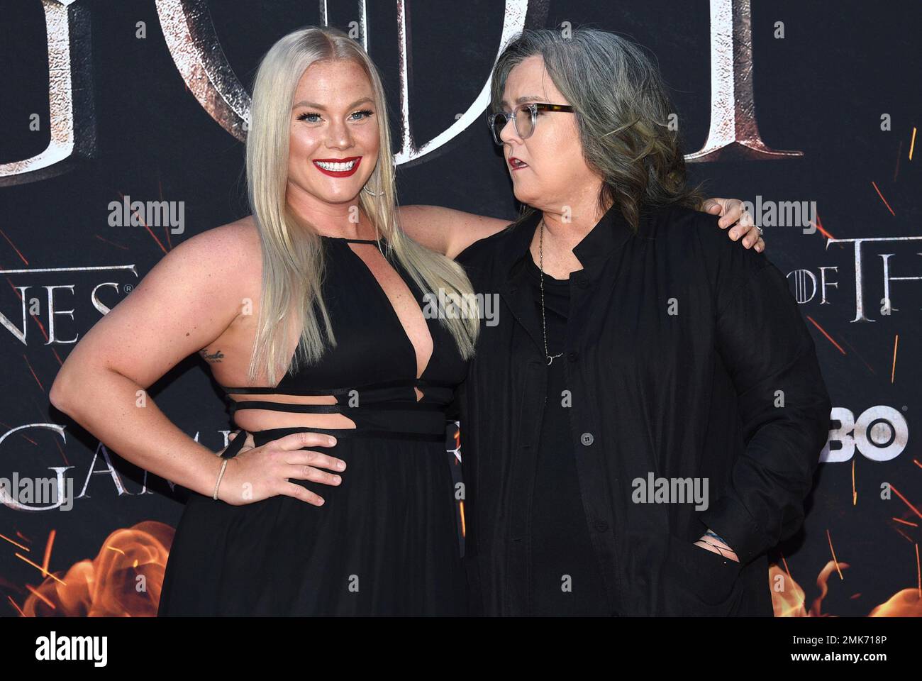 Rosie O'Donnell, right, and Elizabeth Rooney attend HBO's "Game of ...