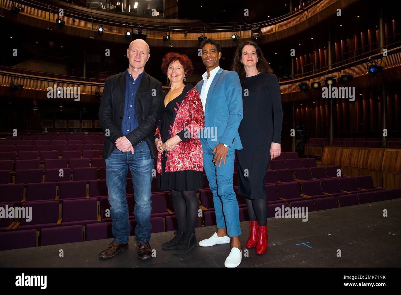 From left to right, writer Paul Laverty, director Iciar Bollian, dancer ...