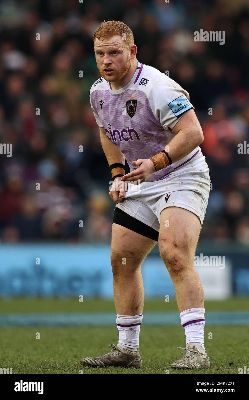 Robbie Smith of Northampton Saints during the Gallagher Premiership ...