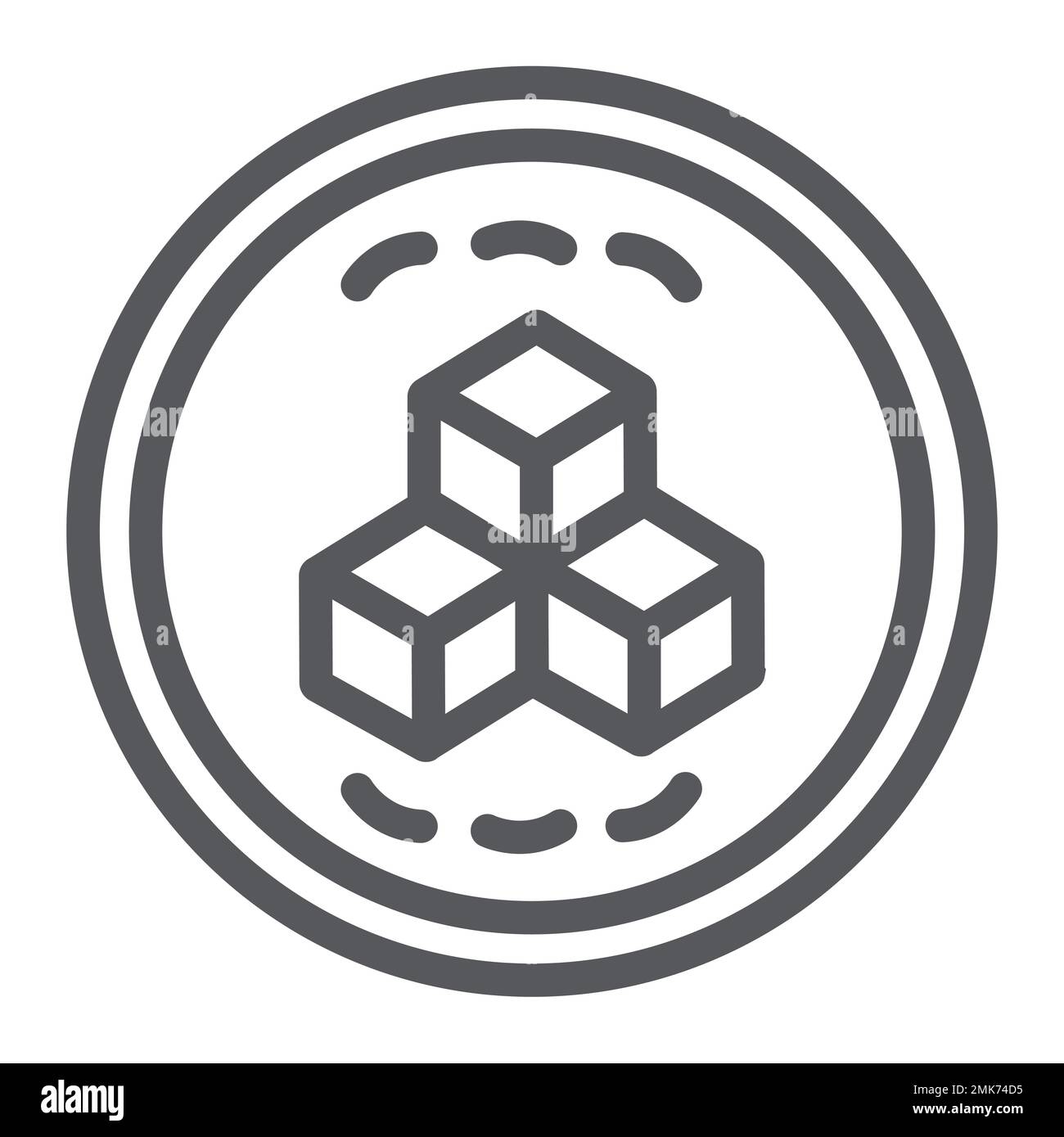 Vector black sugar cubes hi-res stock photography and images - Alamy