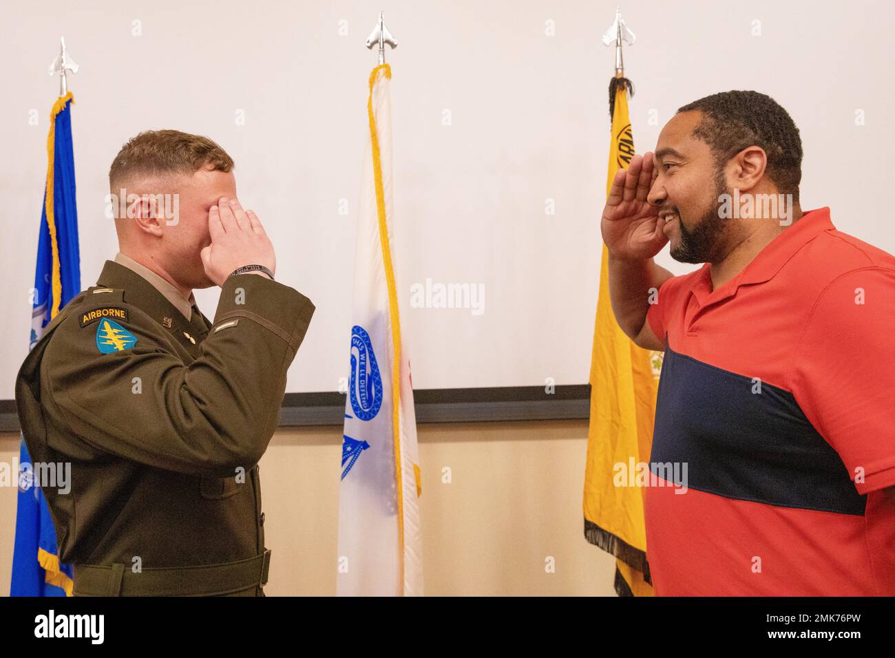 U.S. Army 2nd Lt. David Crowe, left, an explosive ordnance disposal ...