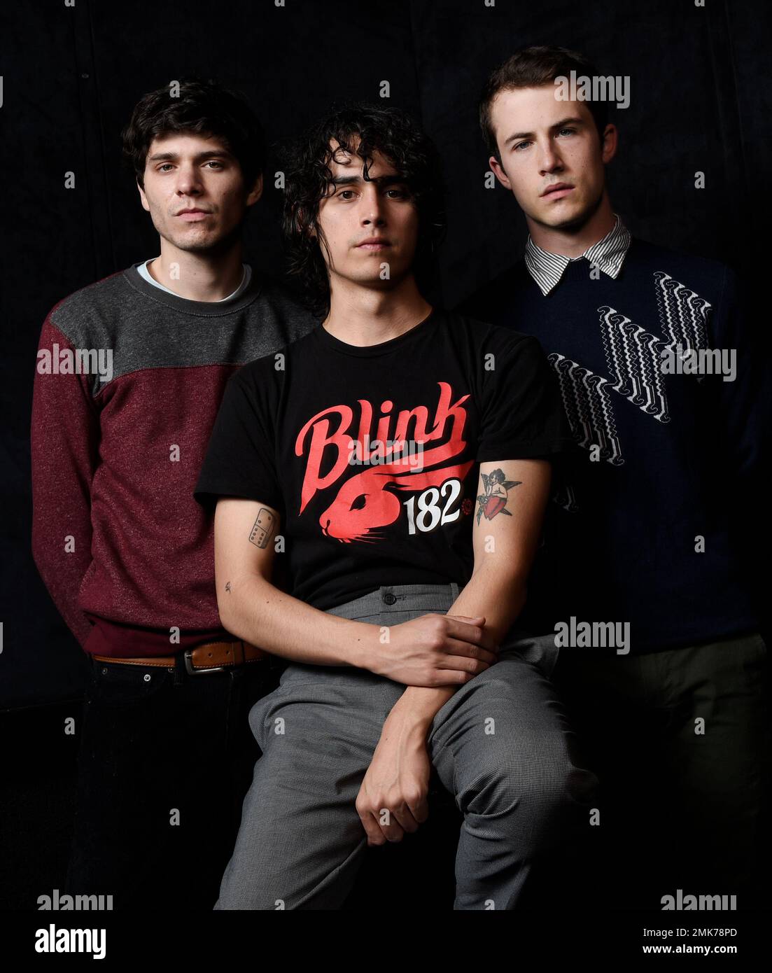 This March 20, 2019 photo shows Braeden Lemasters, from left, Cole ...