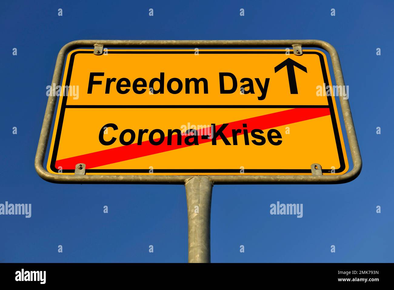 Symbolic image, Pandemic becomes endemic, Freedom Day in Germany on 20 ...