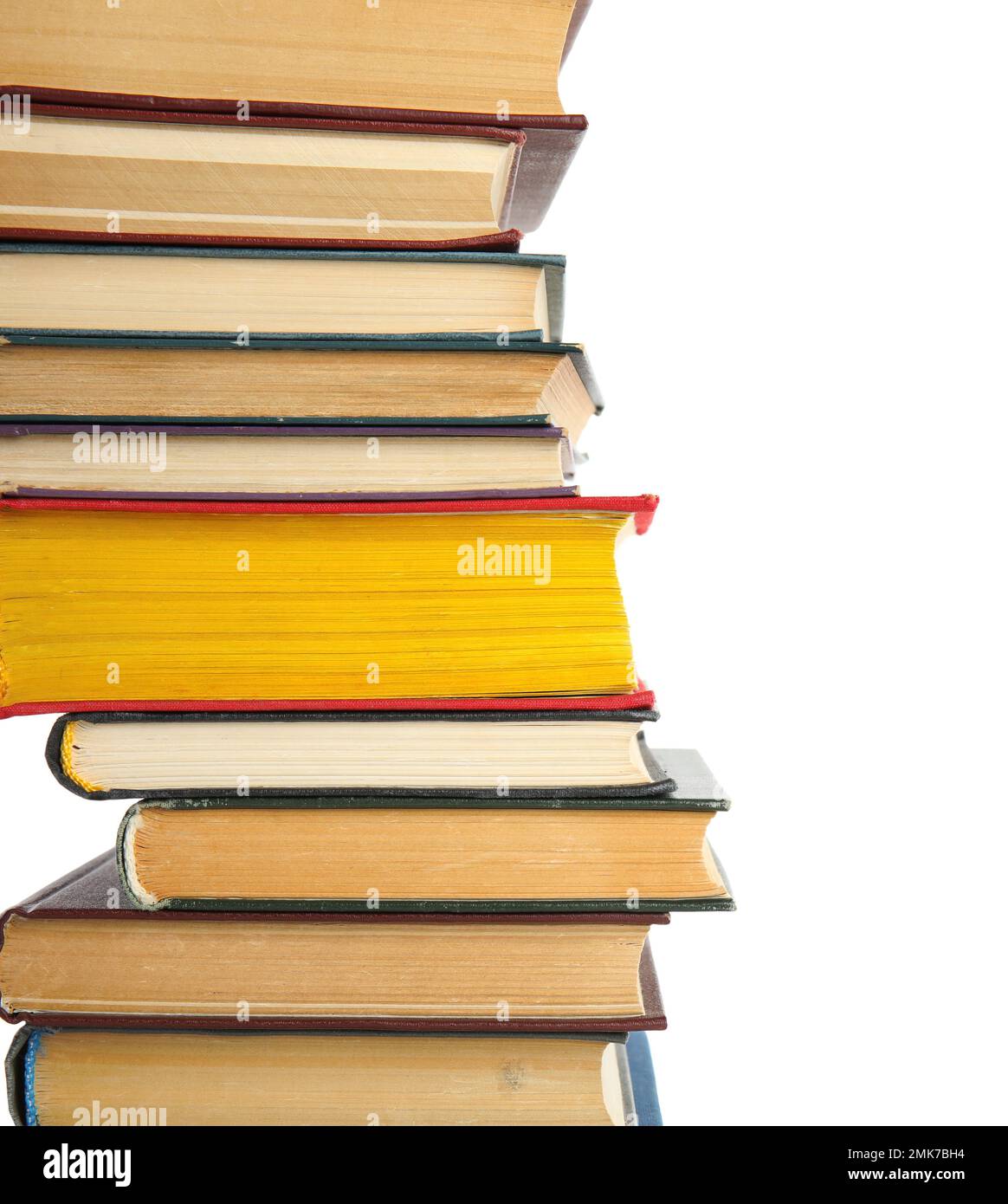 Collection of different books isolated on white Stock Photo - Alamy