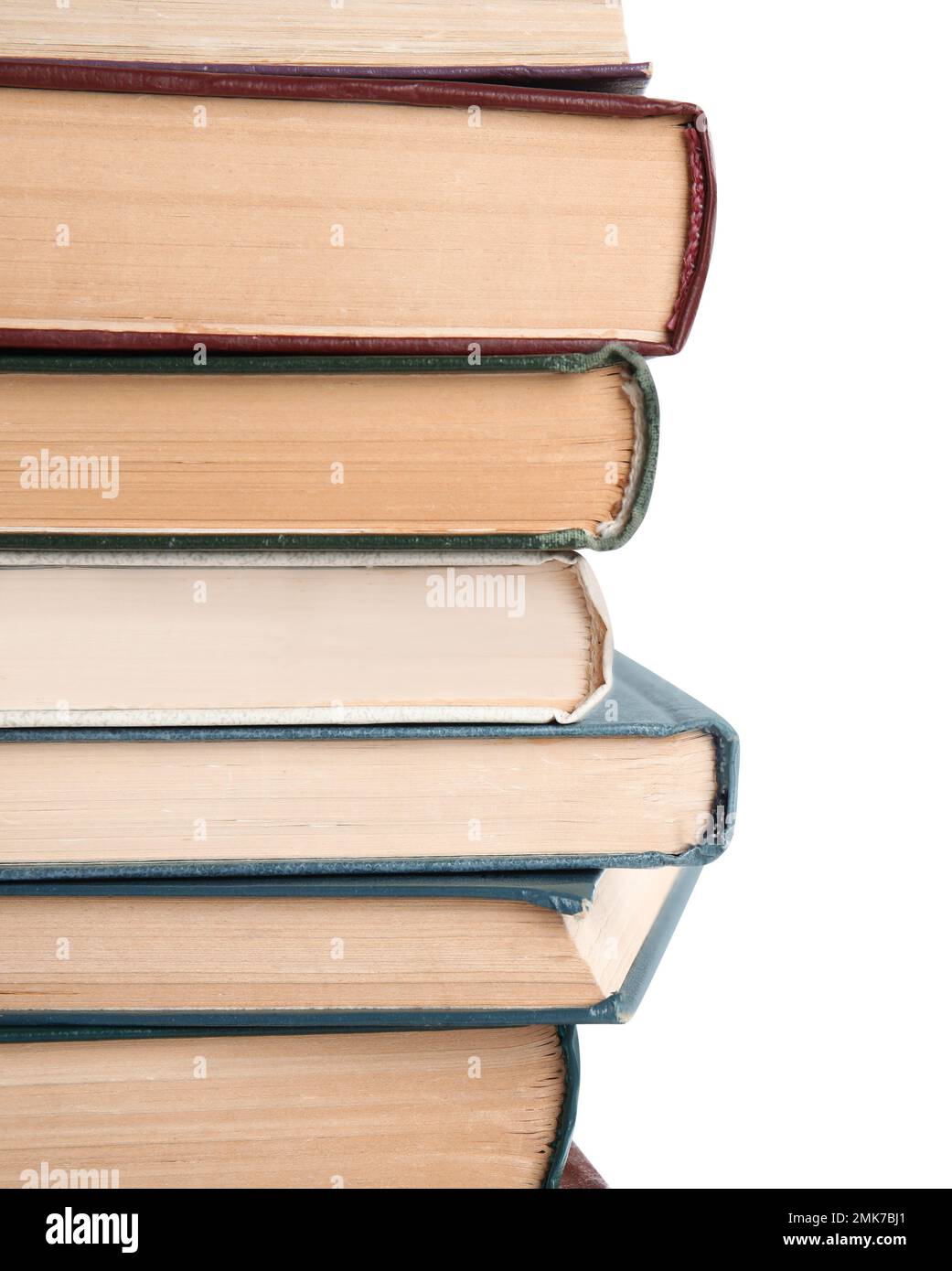 Collection of different books isolated on white Stock Photo - Alamy