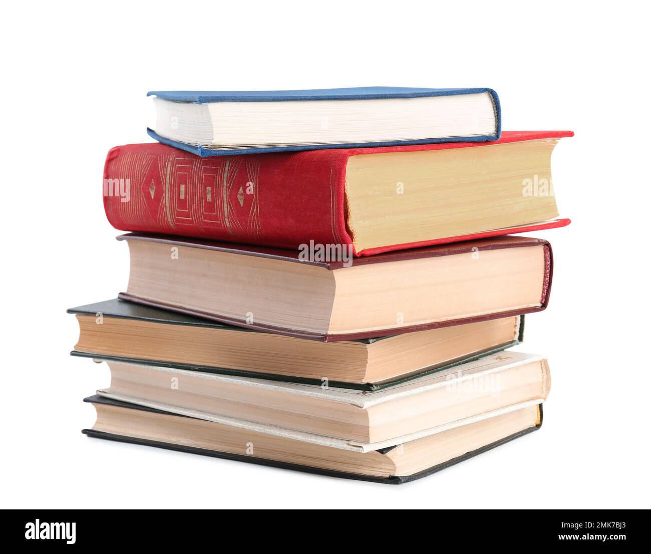Collection of different books isolated on white Stock Photo - Alamy