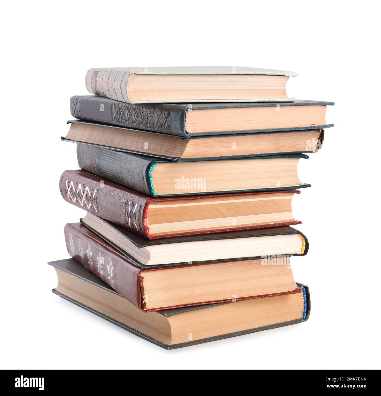 Collection of different books isolated on white Stock Photo - Alamy