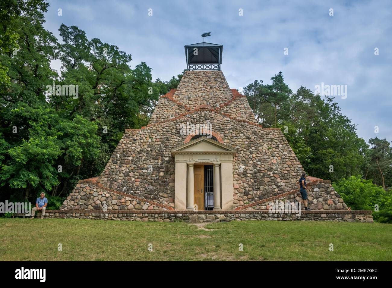 Pyramid Garzau, Brandenburg, Germany Stock Photo - Alamy