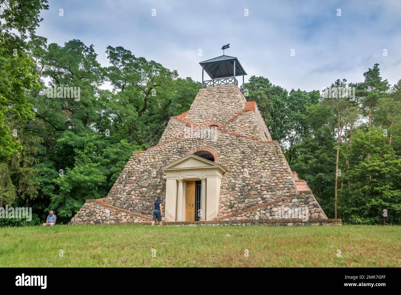 Pyramid Garzau, Brandenburg, Germany Stock Photo - Alamy