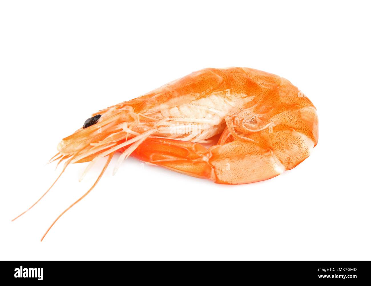 Delicious cooked whole shrimp isolated on white Stock Photo - Alamy