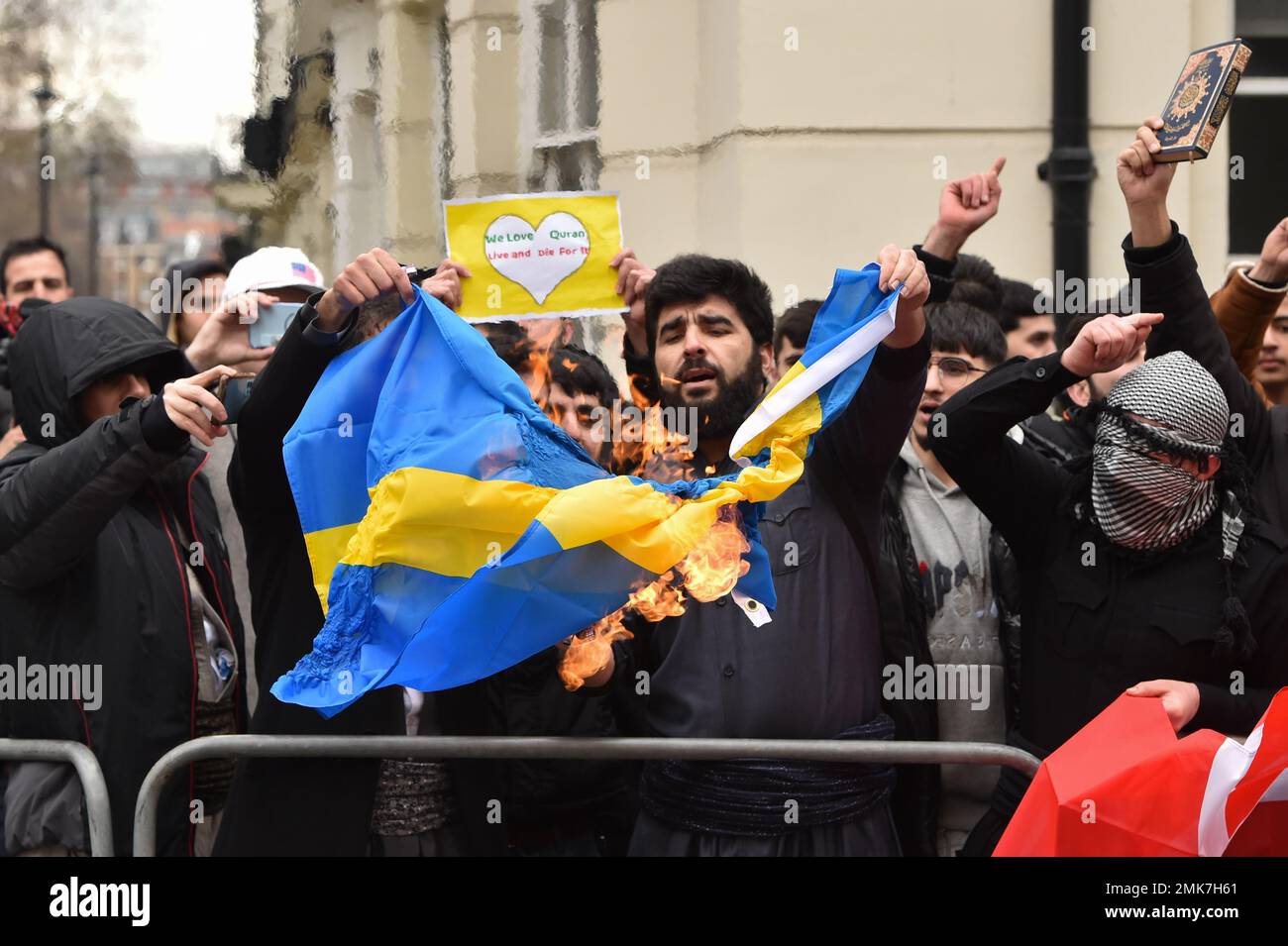 Anti sweden protest london hi-res stock photography and images - Alamy