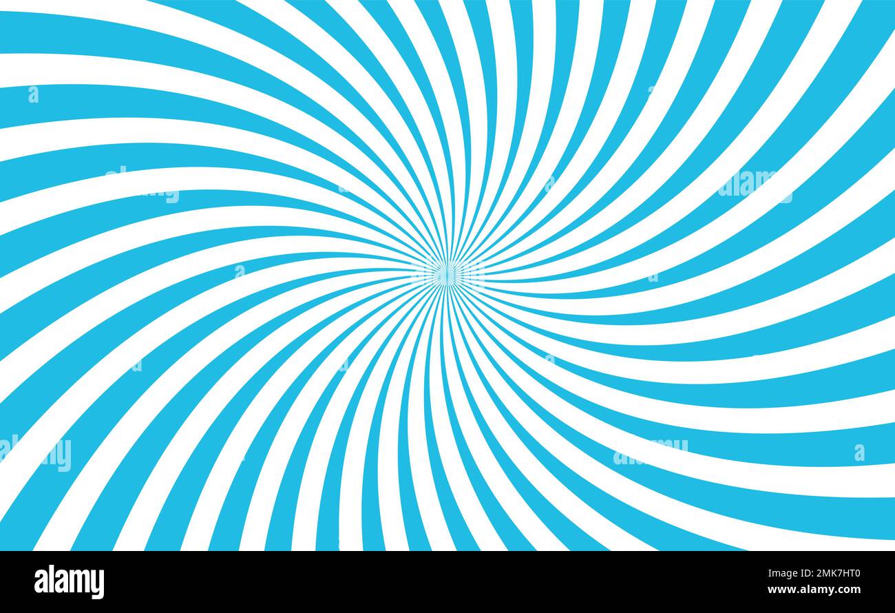 Blue White Radial Motion Sun Beam Rays Vector Background Illustration ...