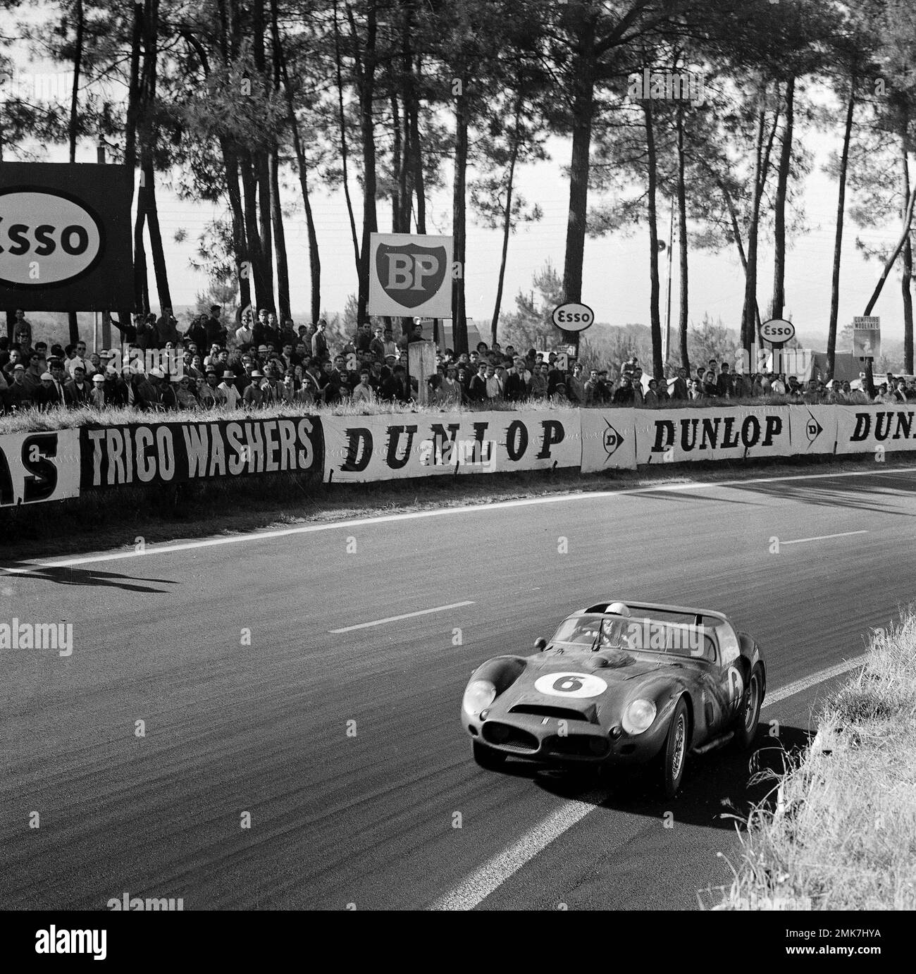 The four-liter, 12-cylinder Ferrari piloted by Phil Hill of the U.S ...