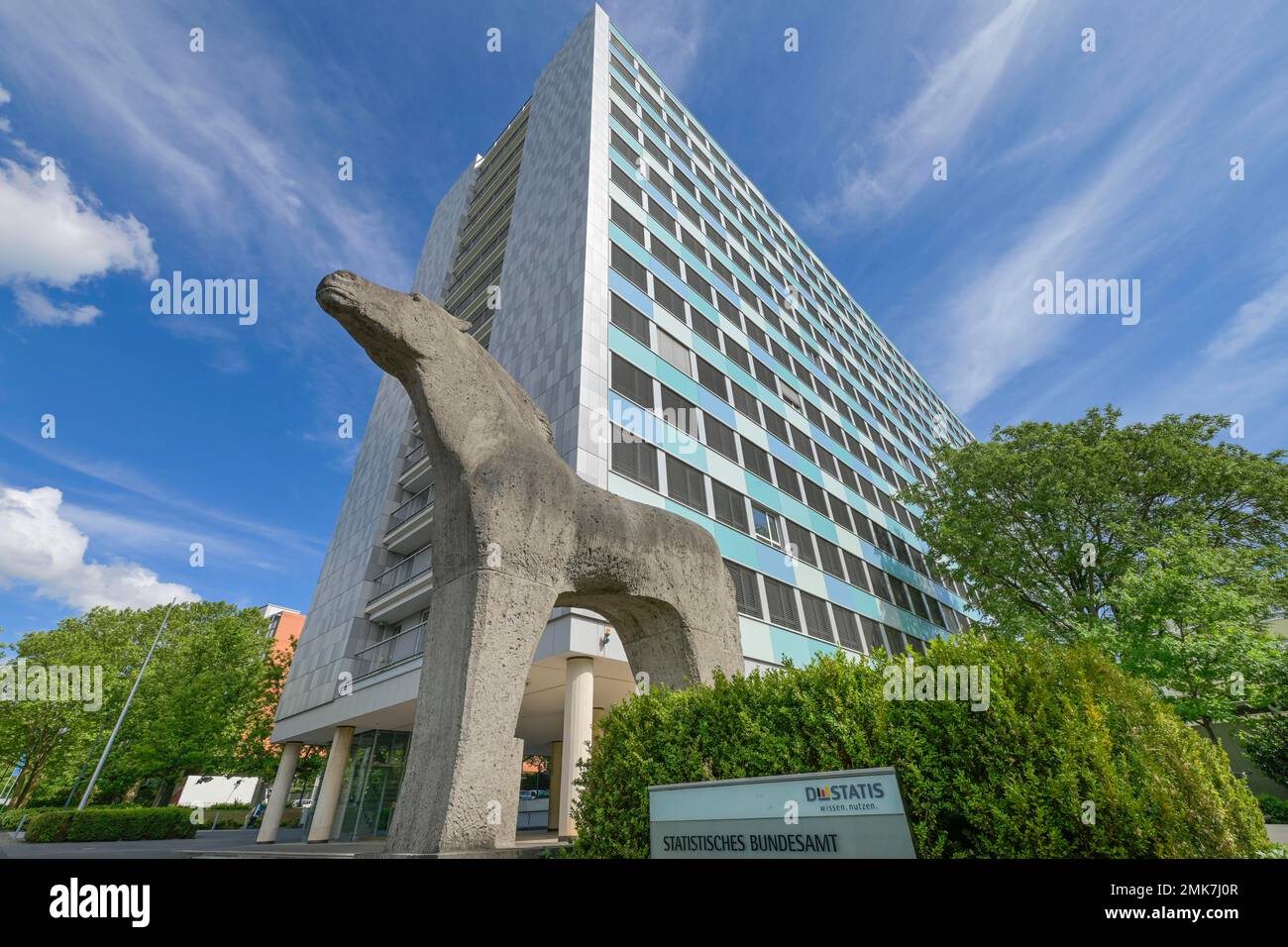 Federal Statistical Office, Gustav-Stresemann-Ring, Wiesbaden, Hesse ...