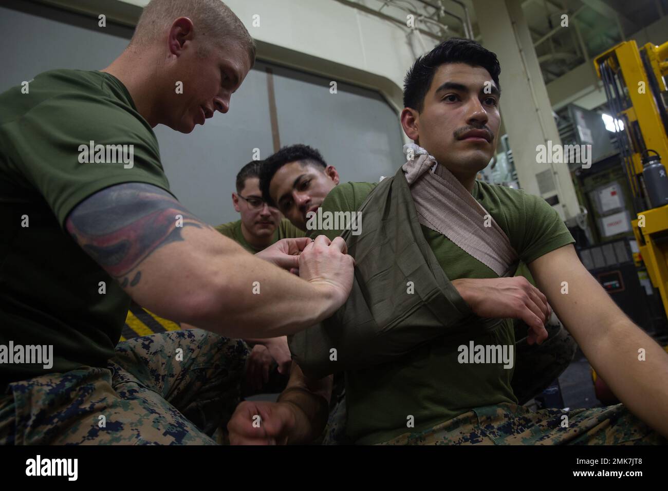 U.S. Navy chief hospital corpsman Thomas Van Ingen , with the command ...