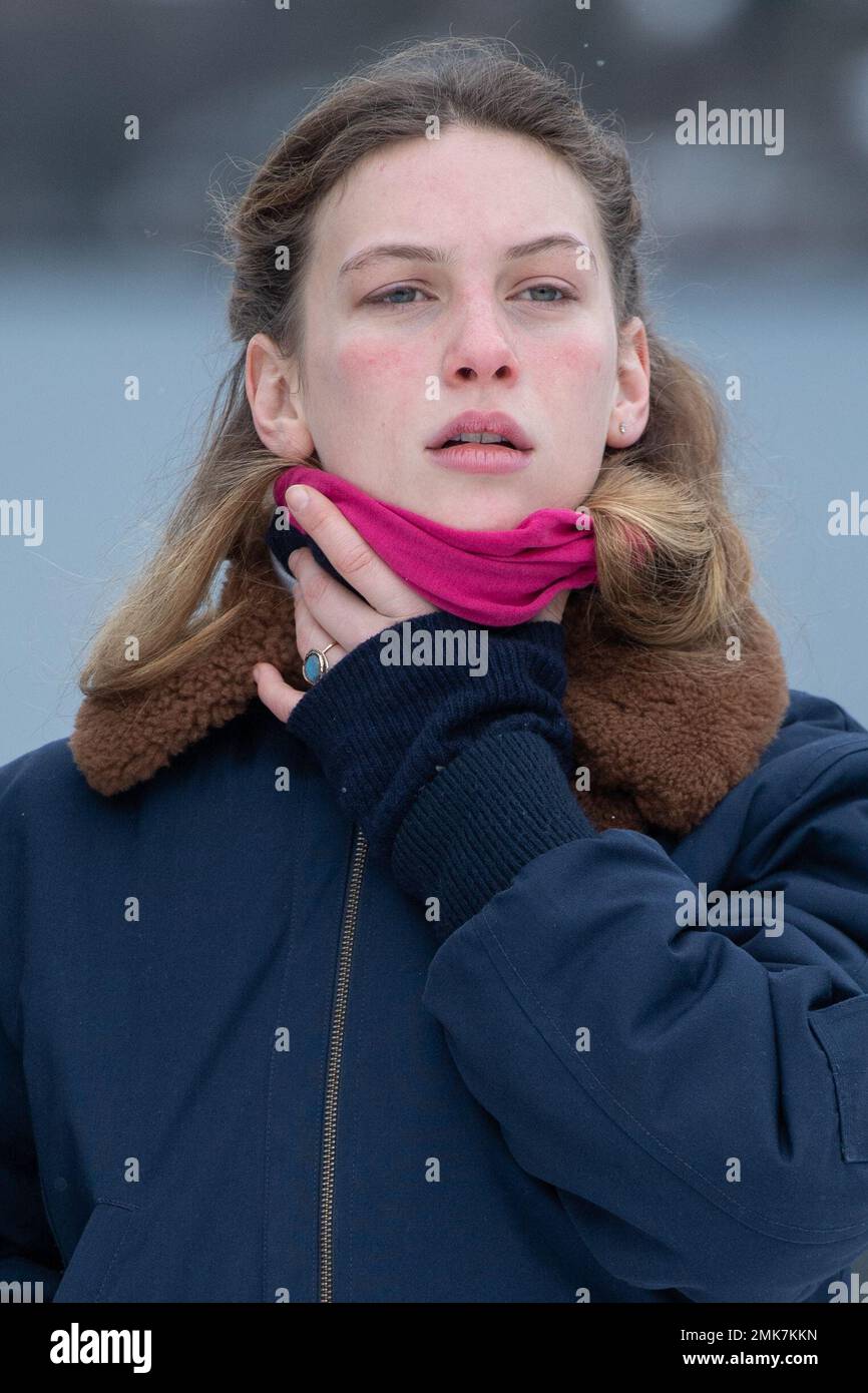 Lou Lampros attending a Photocall during the 30th Gerardmer ...