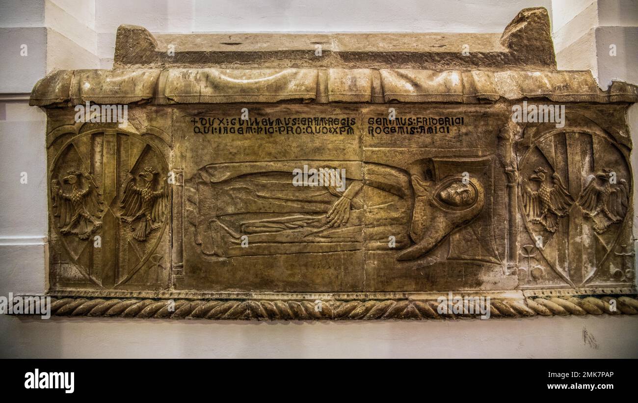 Sarcophagus of Constance of Aragon, woman of Frederick II Frederick II ...