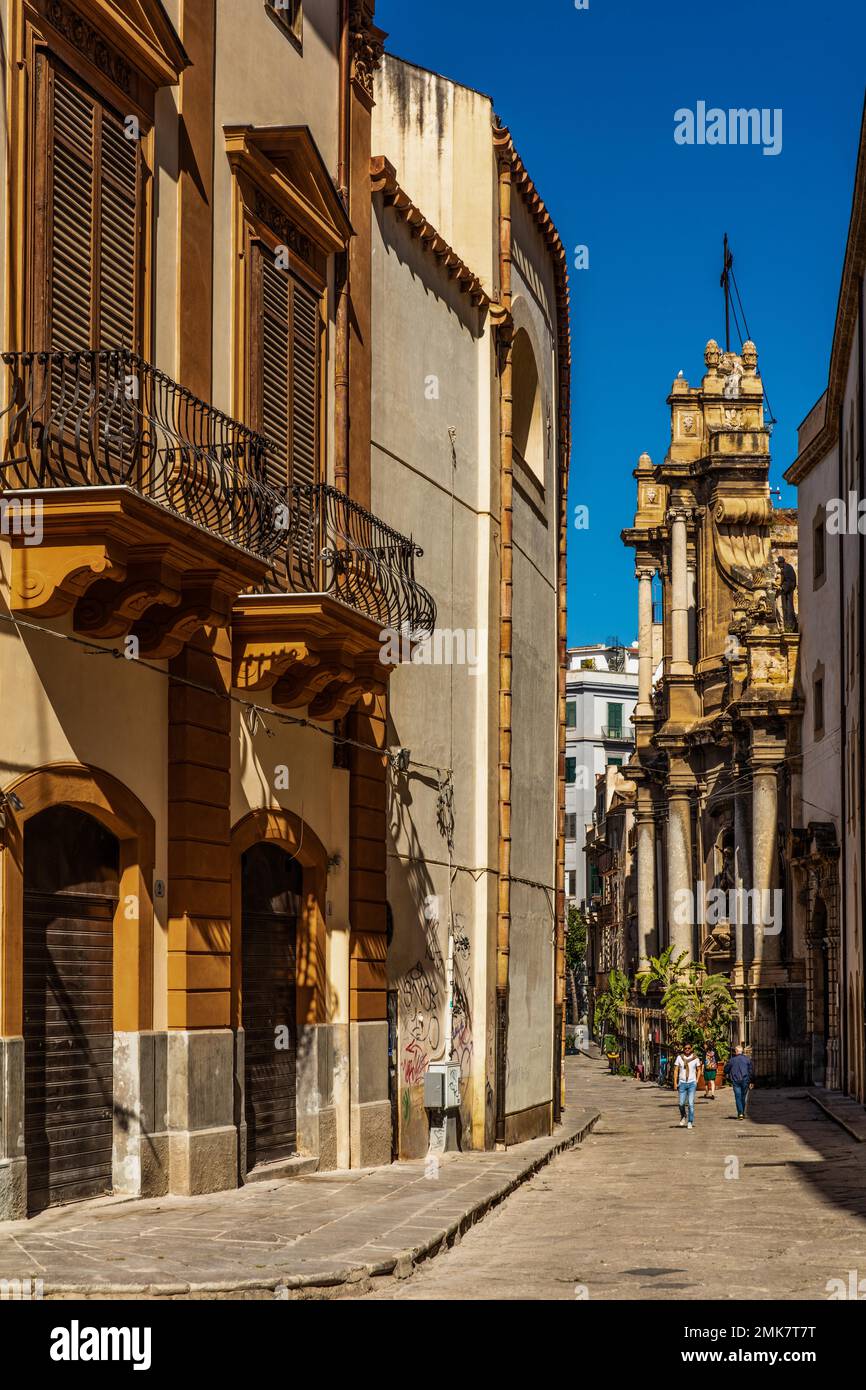 Old Town, Palermo, Sicily, Palermo, Sicily, Italy Stock Photo - Alamy
