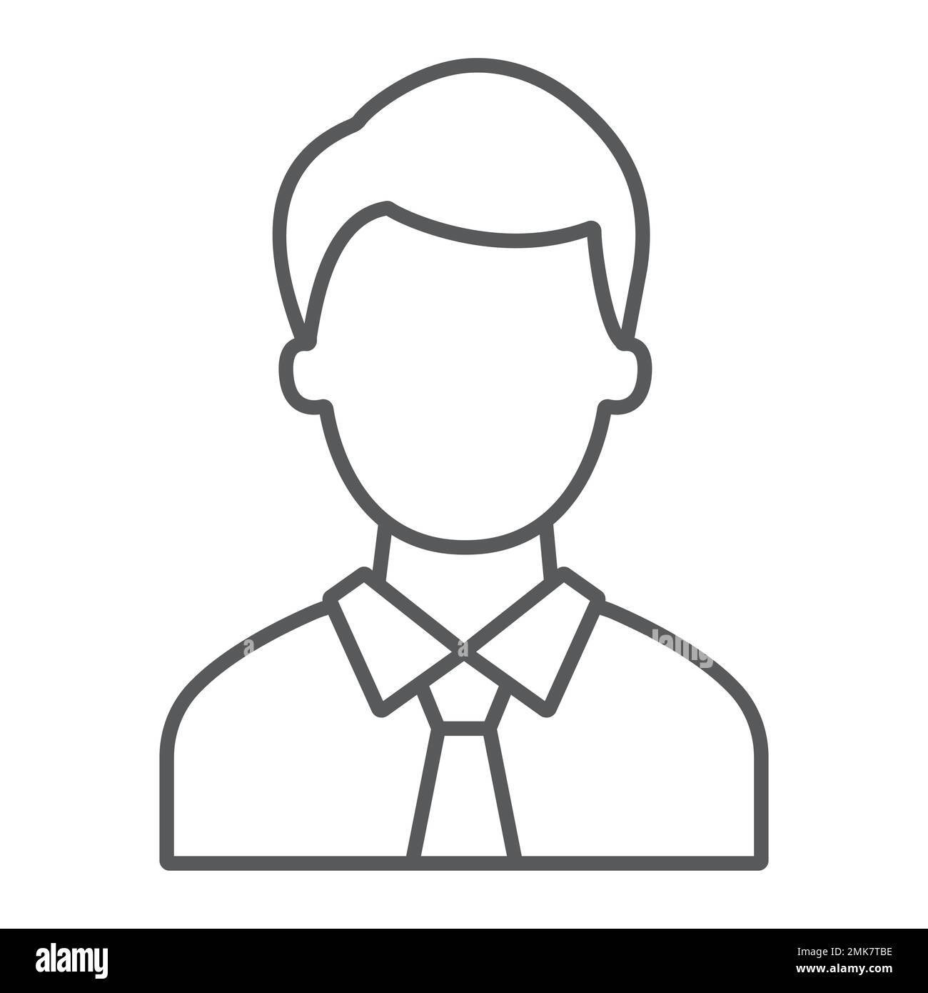 Advocate thin line icon, justice and law, person sign, vector graphics ...