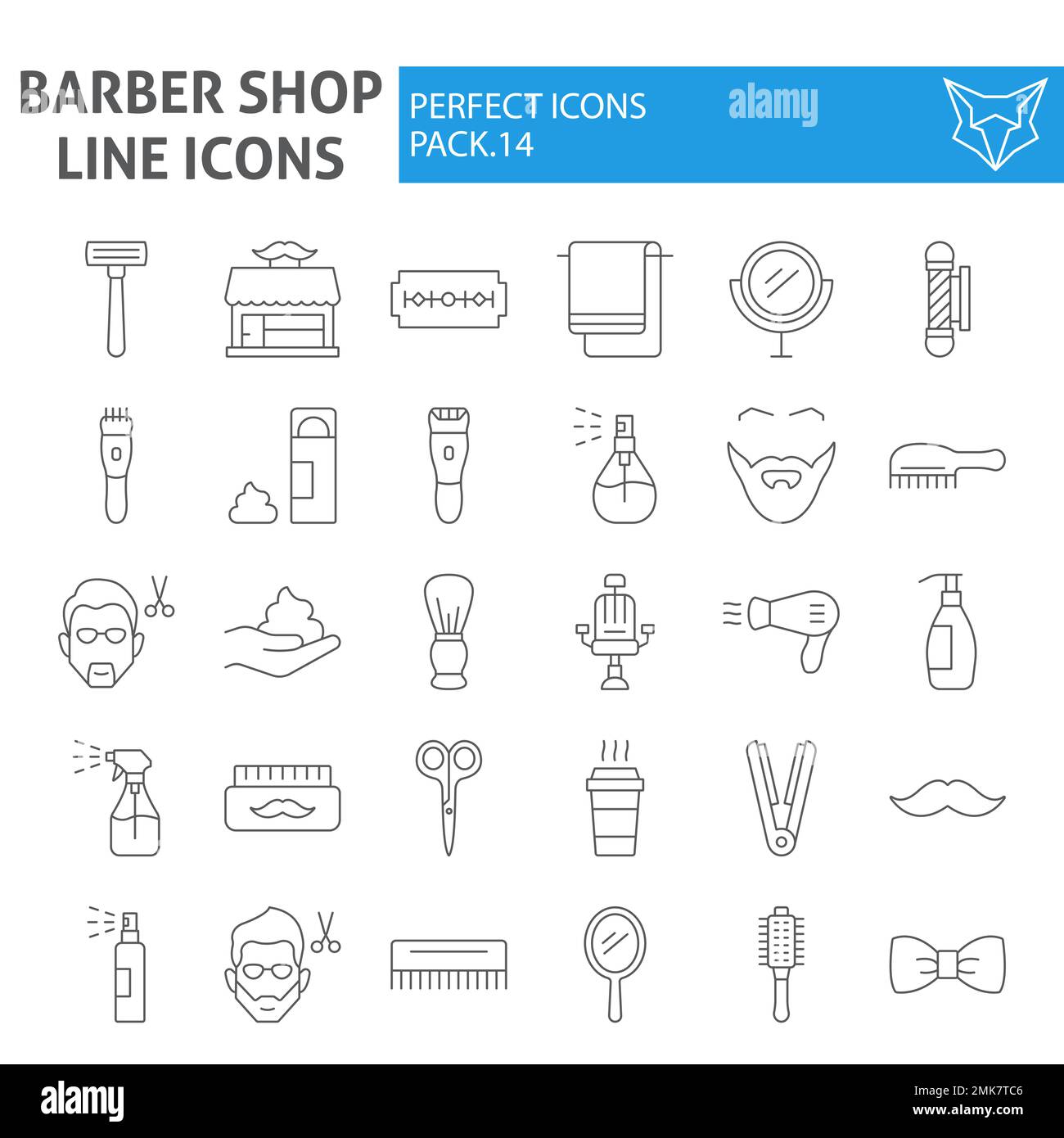 Razor blade package Stock Vector Images - Alamy