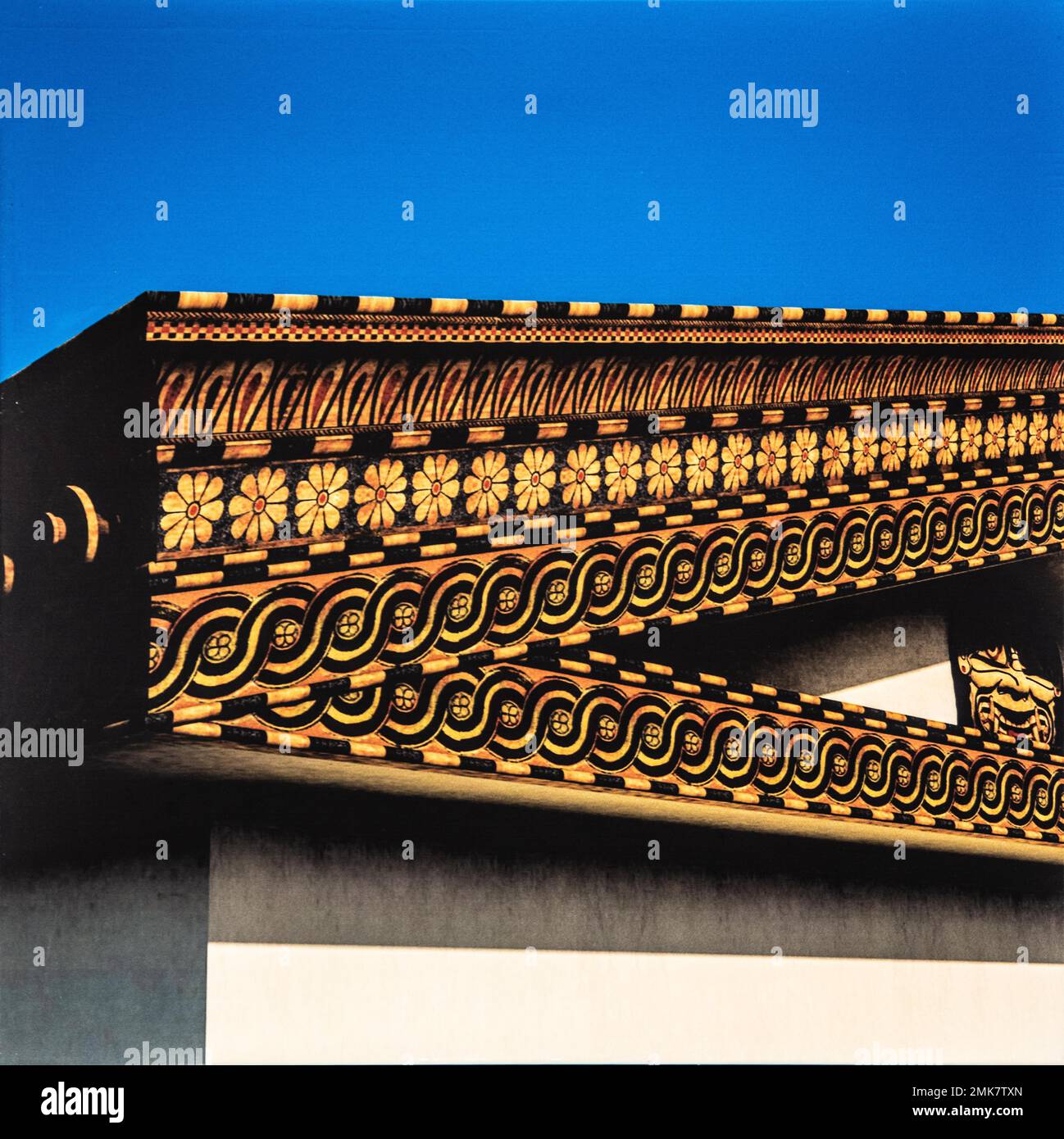 Reconstruction Of An Etruscan Temple