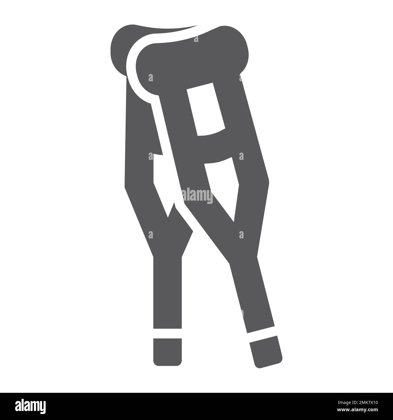 Disabled walking with a cane Stock Vector Images - Alamy