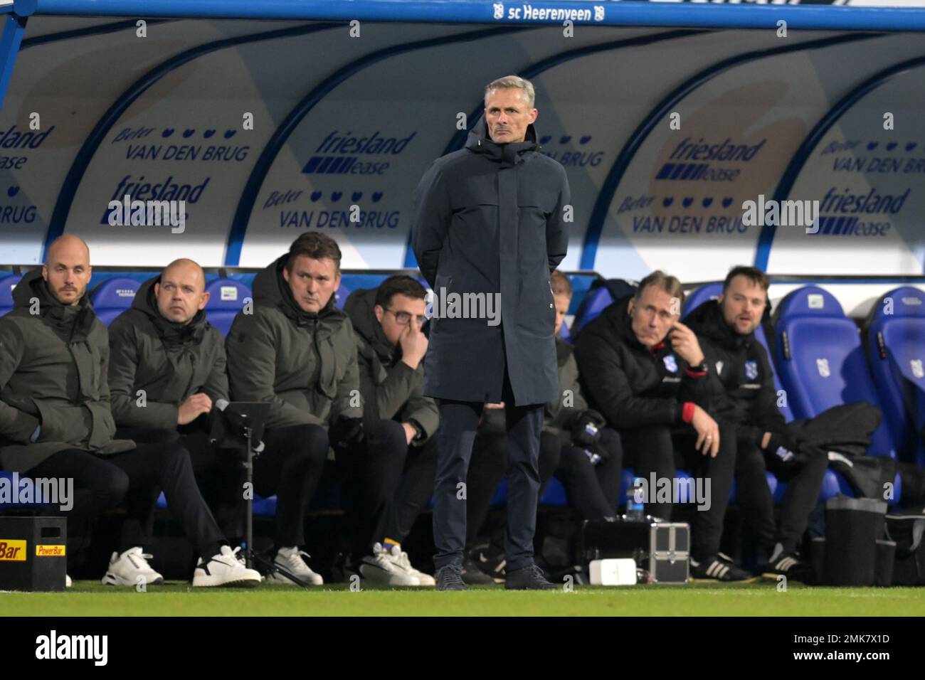 HERENVEEN - SC Heerenveen coach Kees van Wonderen during the Dutch ...