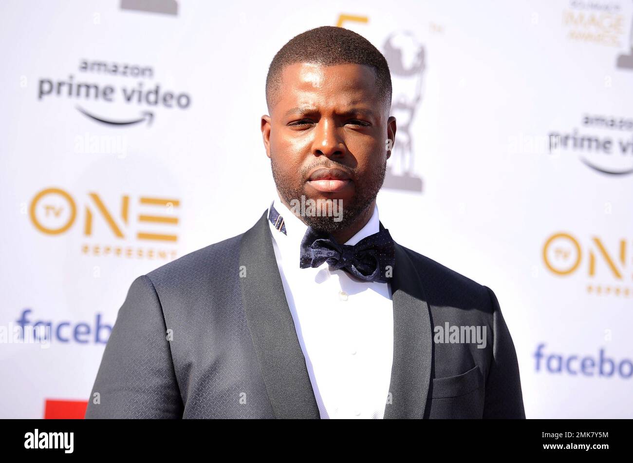 Winston Duke arrives at the 50th annual NAACP Image Awards on Saturday ...