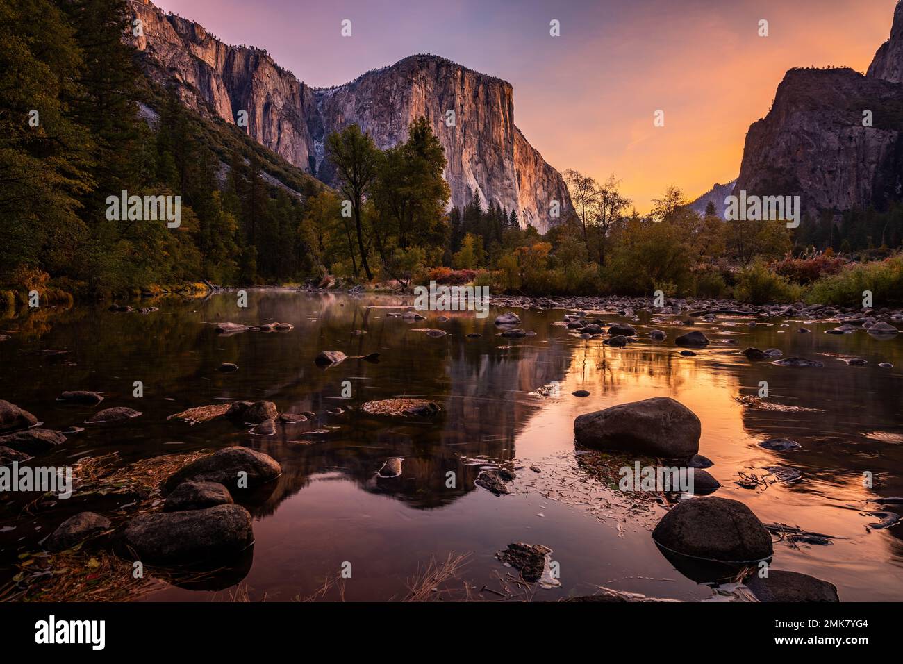 The Iconic Valley View at Yosemite National Park Stock Photo - Alamy