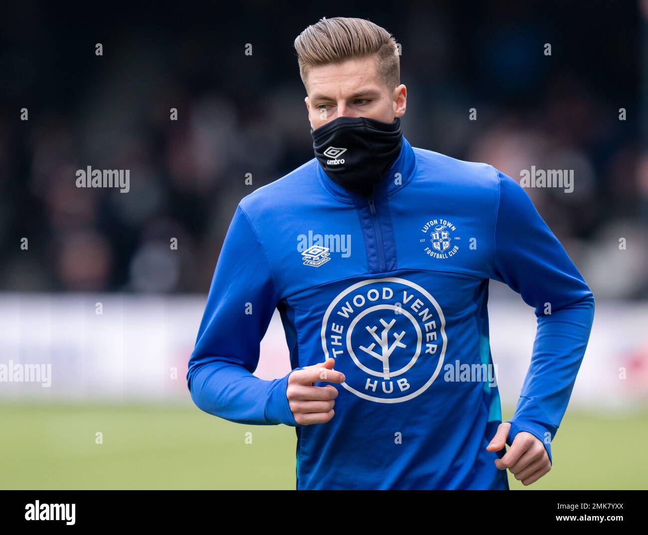 Reece Burke #16 of Luton Town during the Emirates FA Cup Fourth Round ...