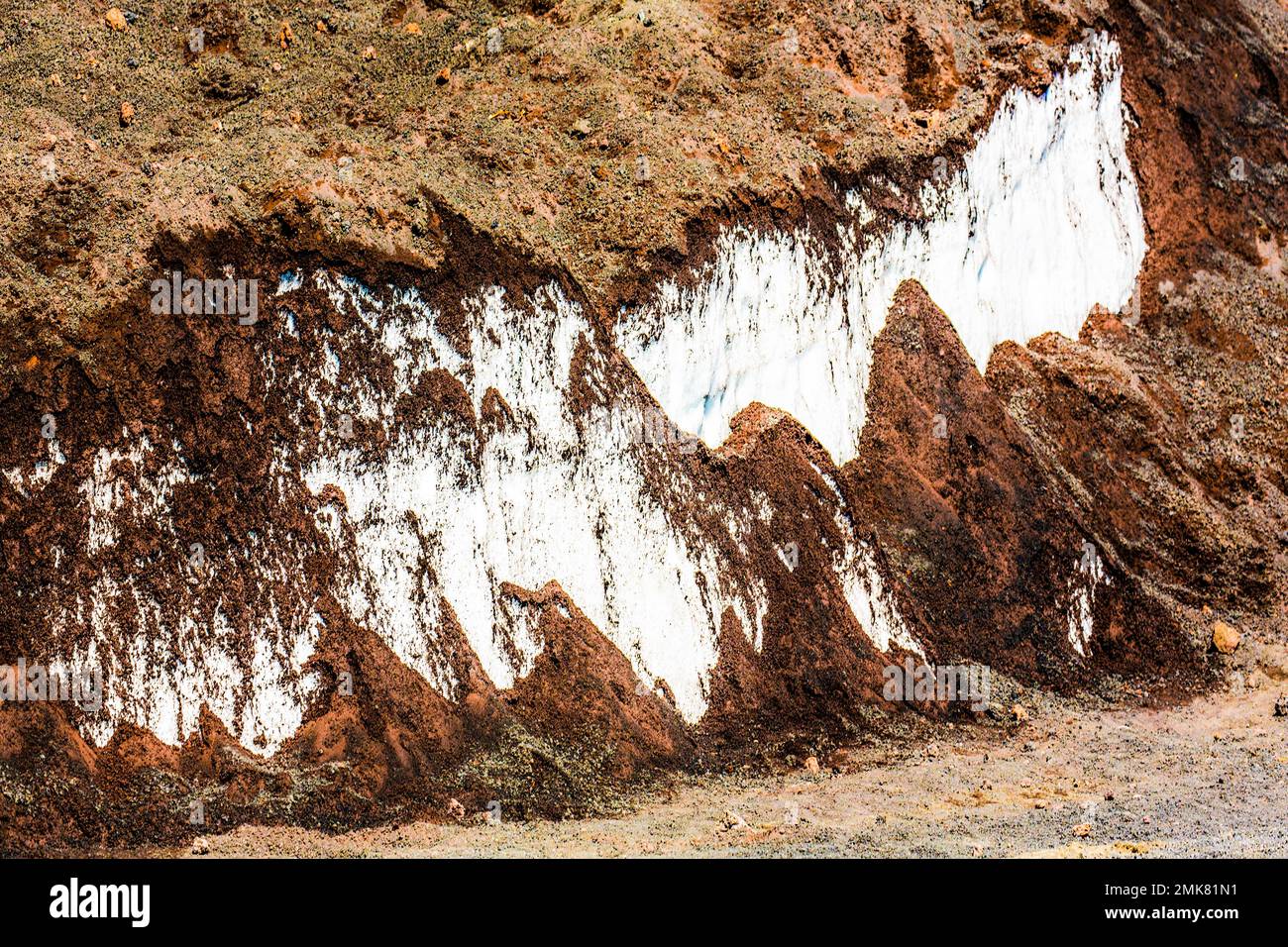 Southern flank of Etna with secondary craters, Aetna with four summit ...