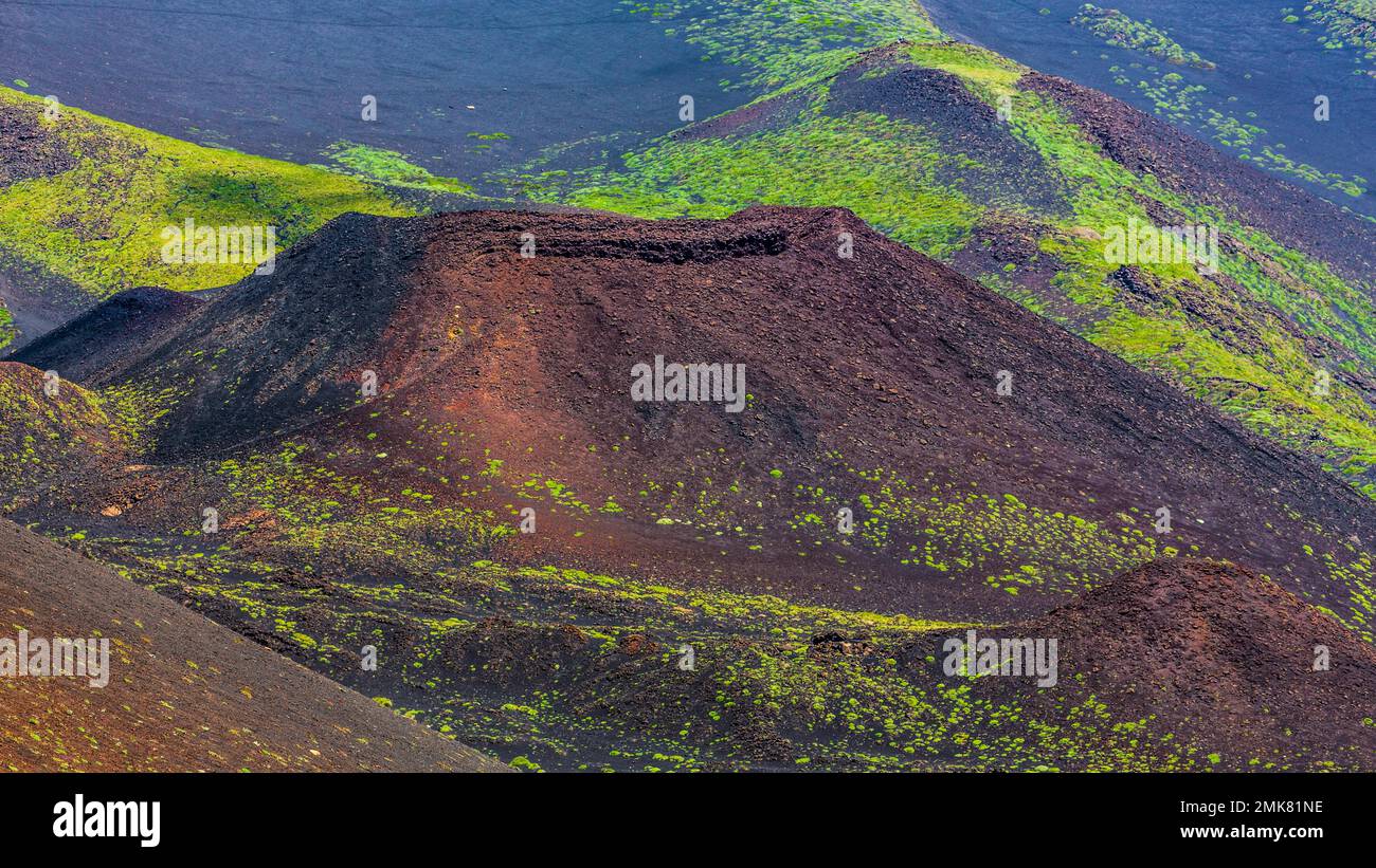 Hiking at Rifugio Sapienza, Aetna with four summit craters is the ...