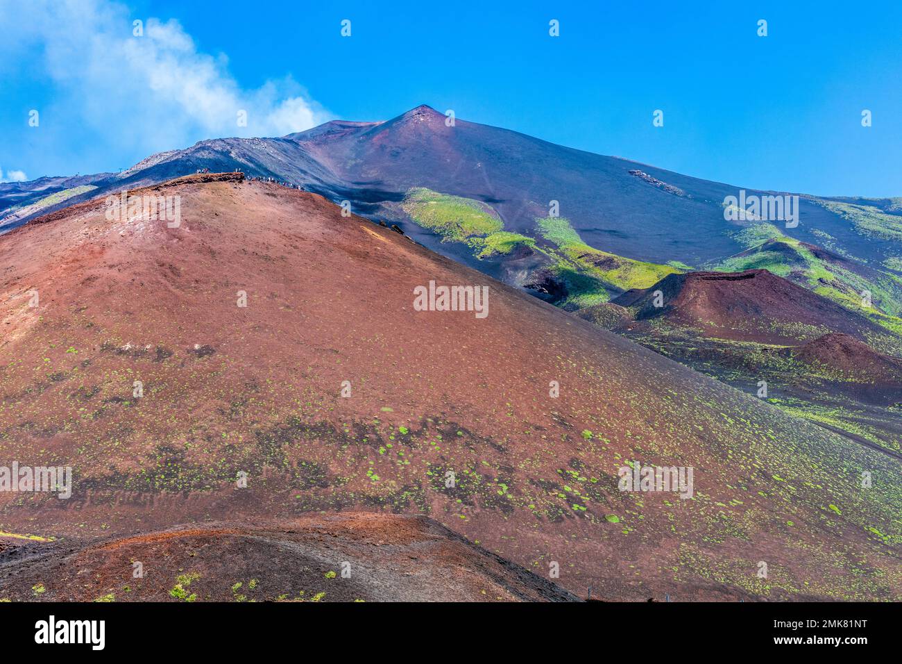 Hiking at Rifugio Sapienza, Aetna with four summit craters is the ...