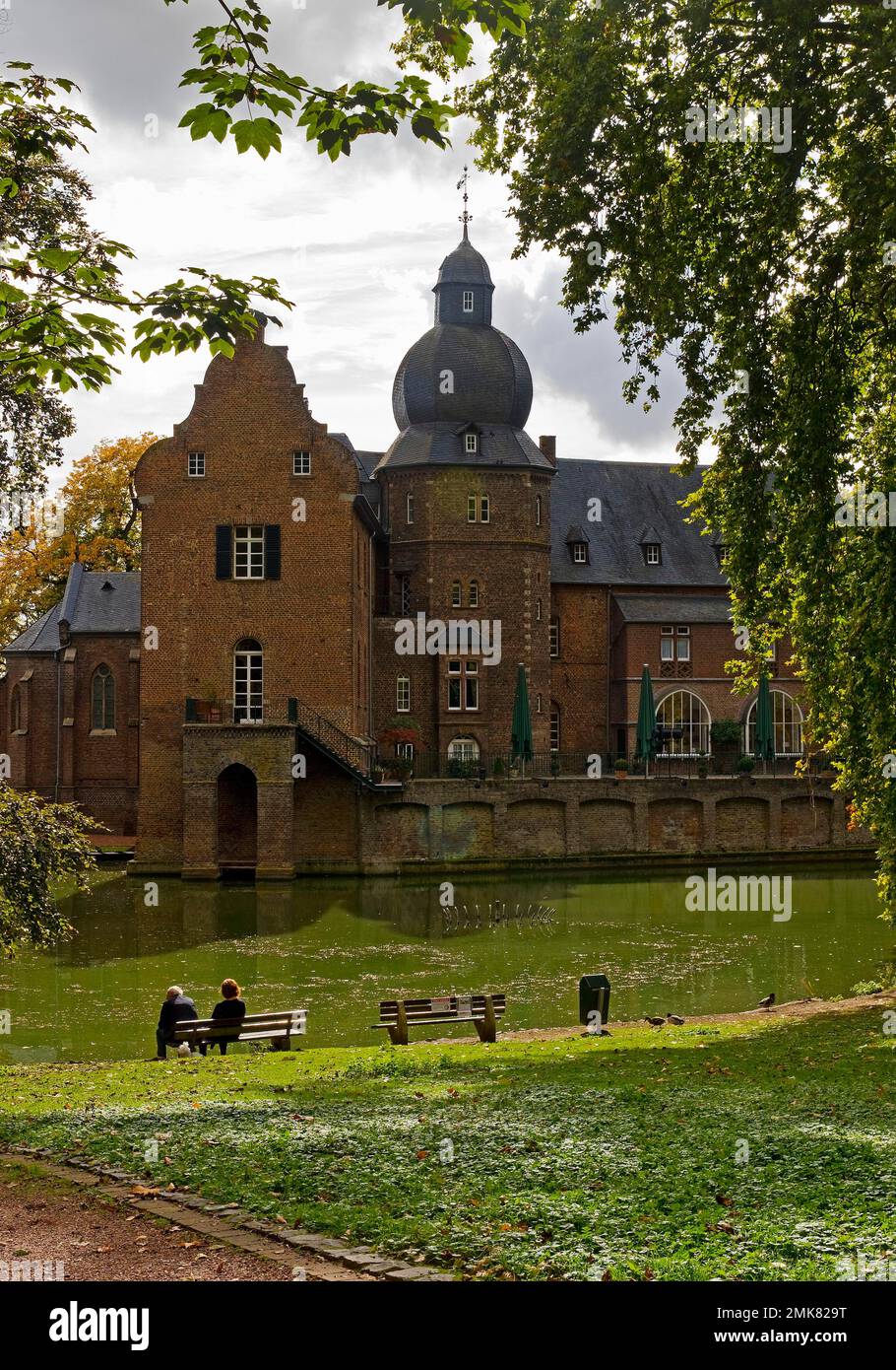 Bergerhausen Castle, Kerpen, North Rhine-Westphalia, Germany Stock ...