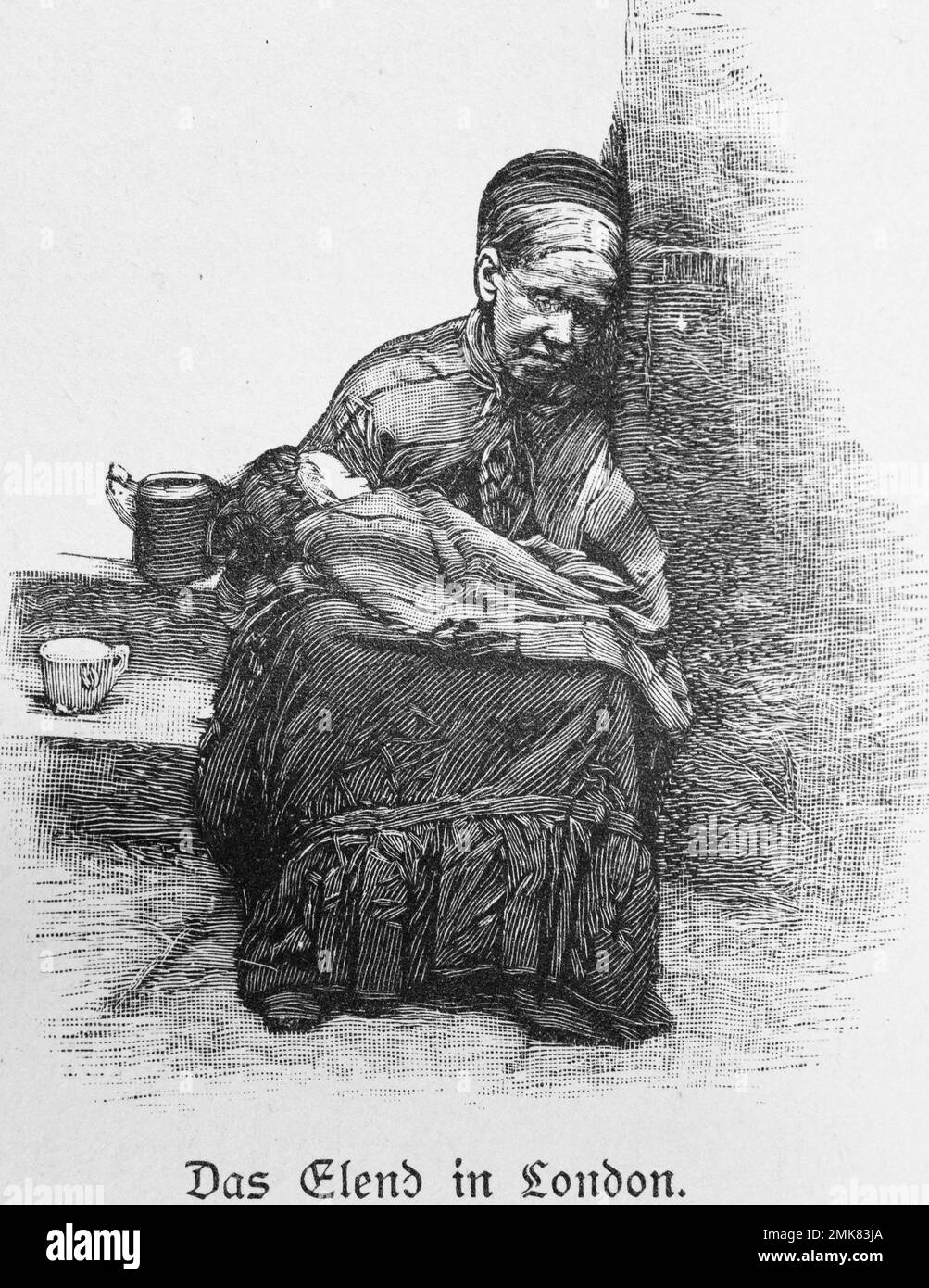19th century woman engraving hi-res stock photography and images - Alamy