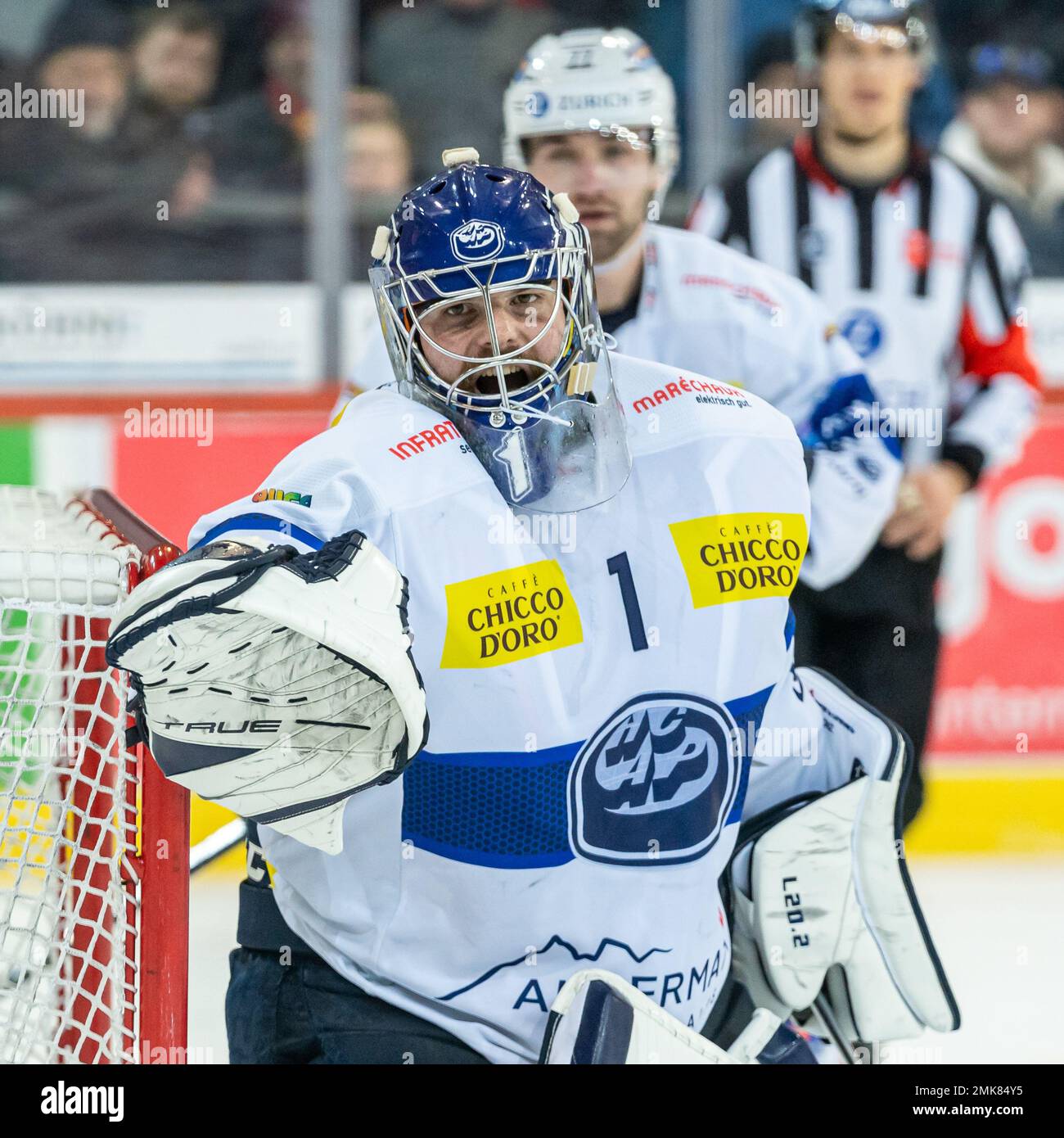 January 28, 2023, Langnau im Emmental, Ilfishalle, NL: SCL Tigers - HC ...