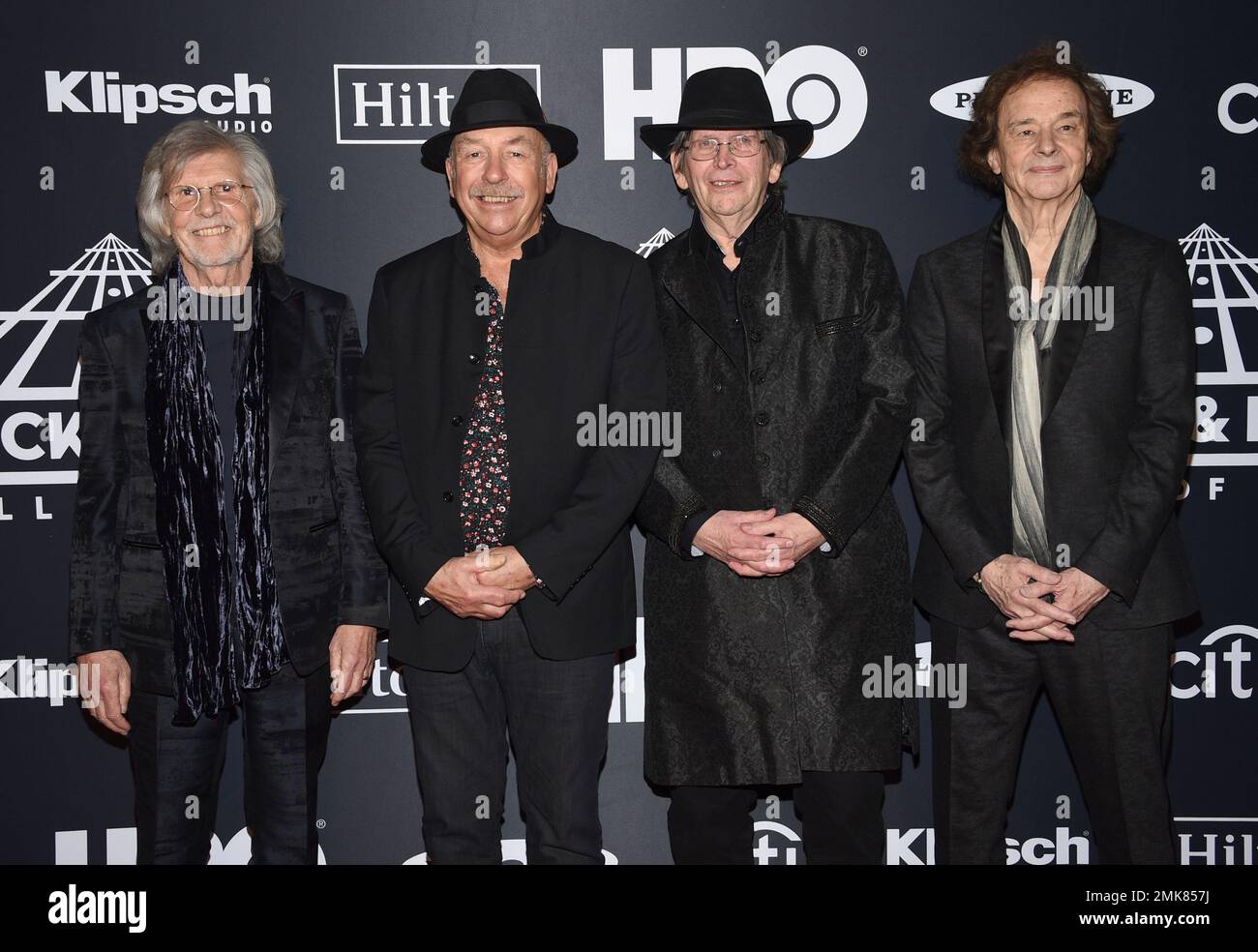 Rod Argent, from left, Hugh Grundy, Chris White and Colin Blunstone, of ...