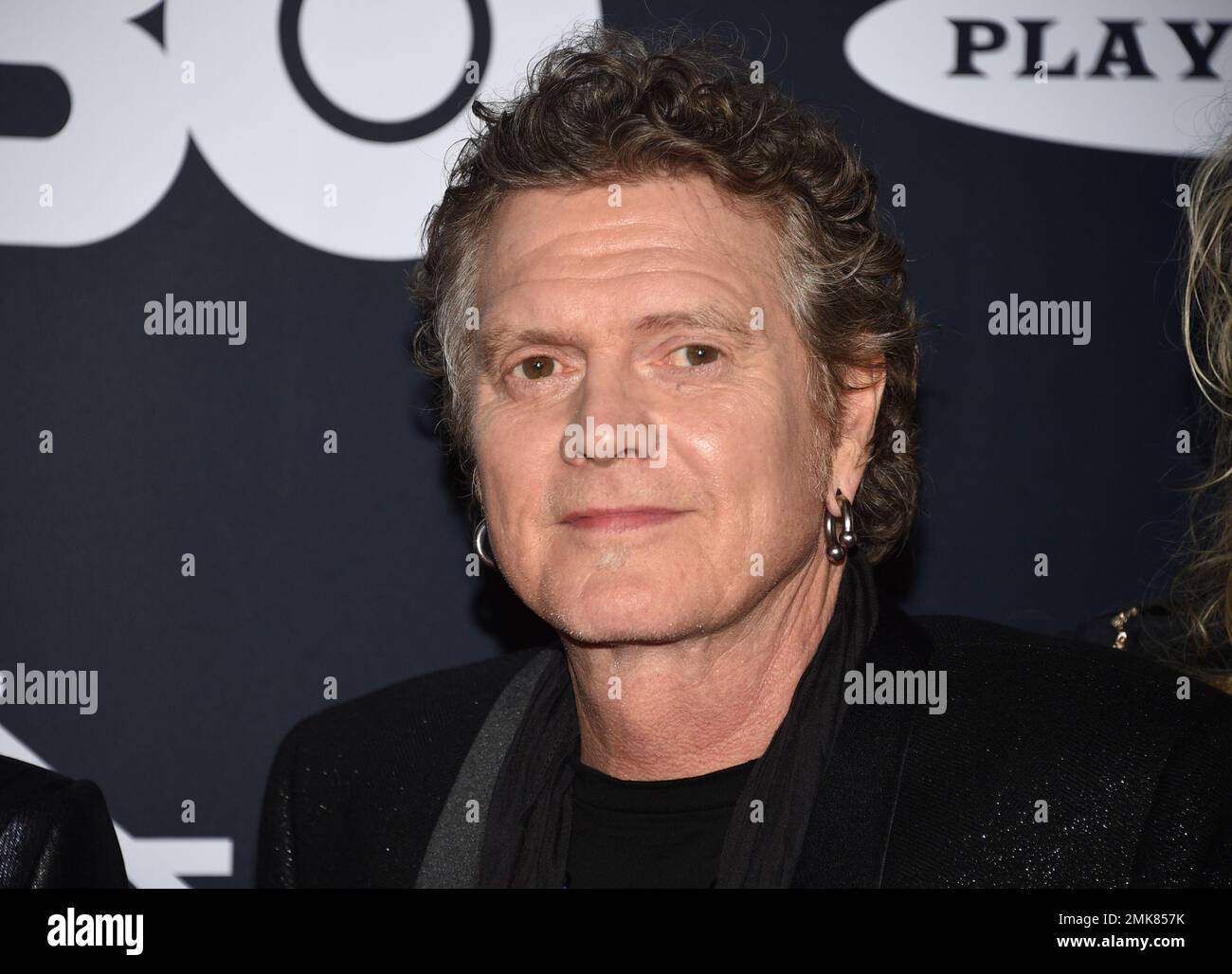 Rick Allen, of Def Leppard, arrives at the Rock & Roll Hall of Fame ...