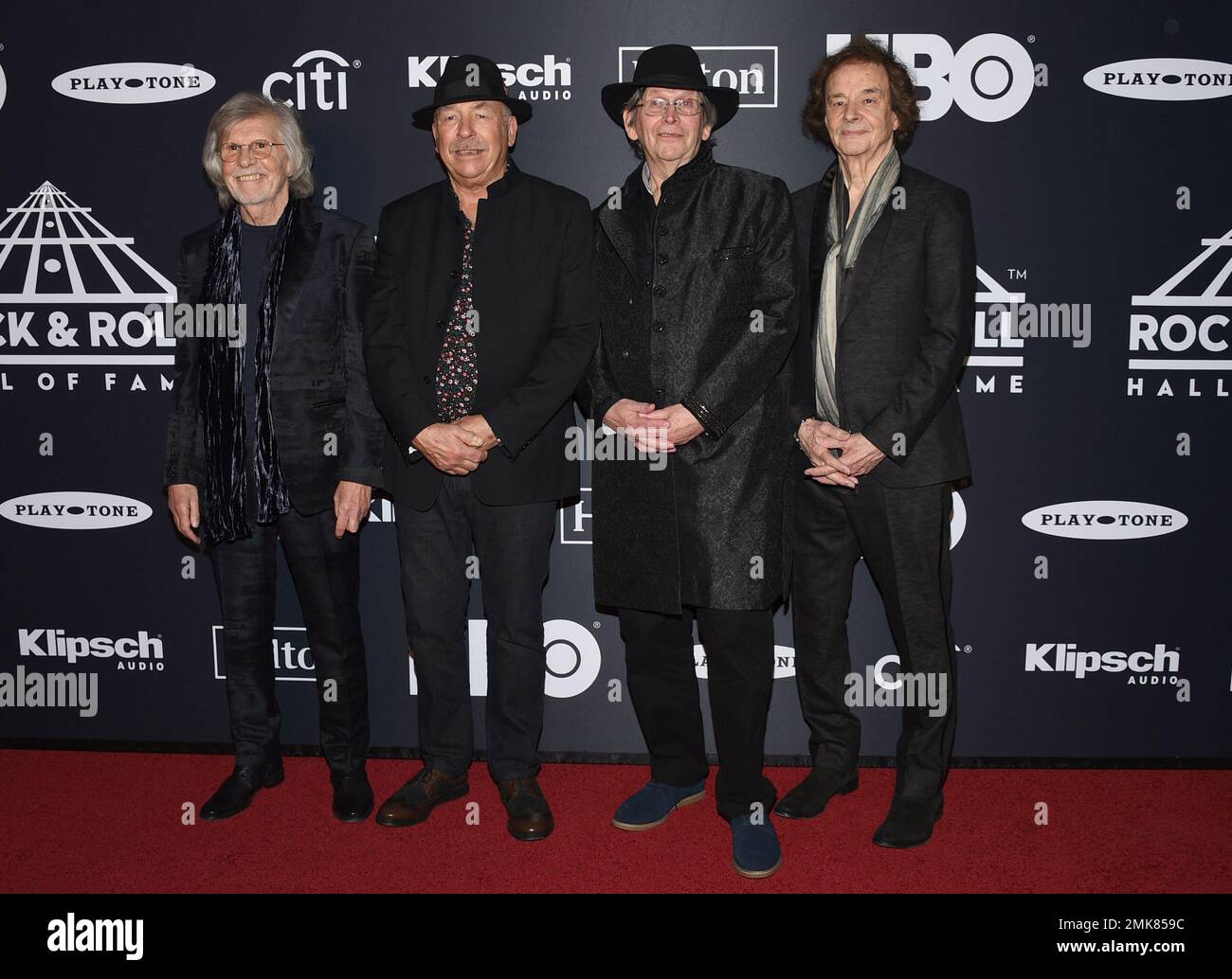 Rod Argent, from left, Hugh Grundy, Chris White and Colin Blunstone, of ...