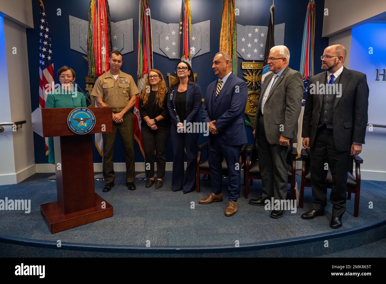 Deputy Secretary of Defense Kathleen H. Hicks participates in the ...
