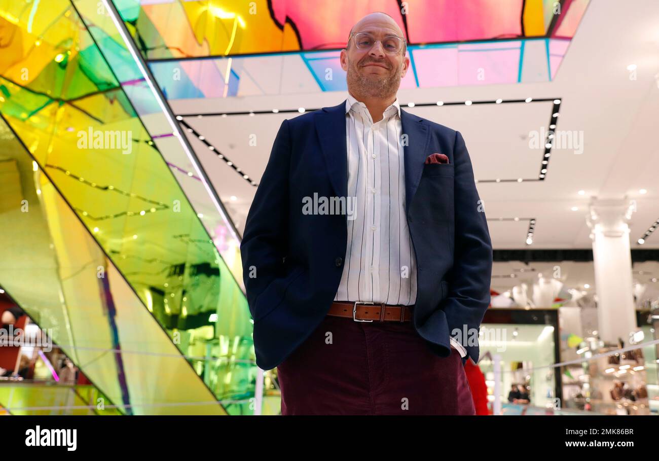 Saks Fifth Avenue President Marc Metrick poses for a photograph inside ...