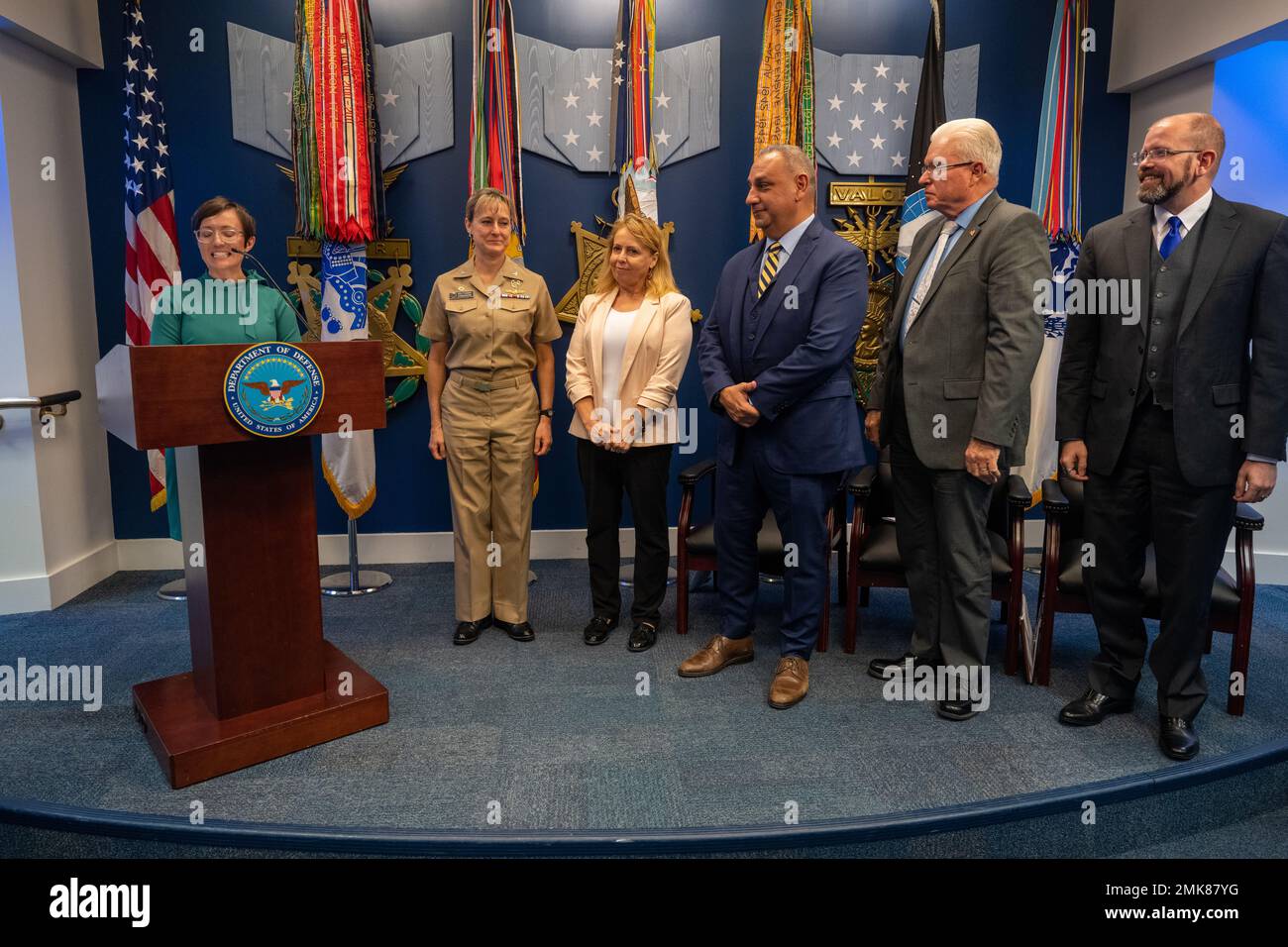 Deputy Secretary of Defense Kathleen H. Hicks participates in the ...