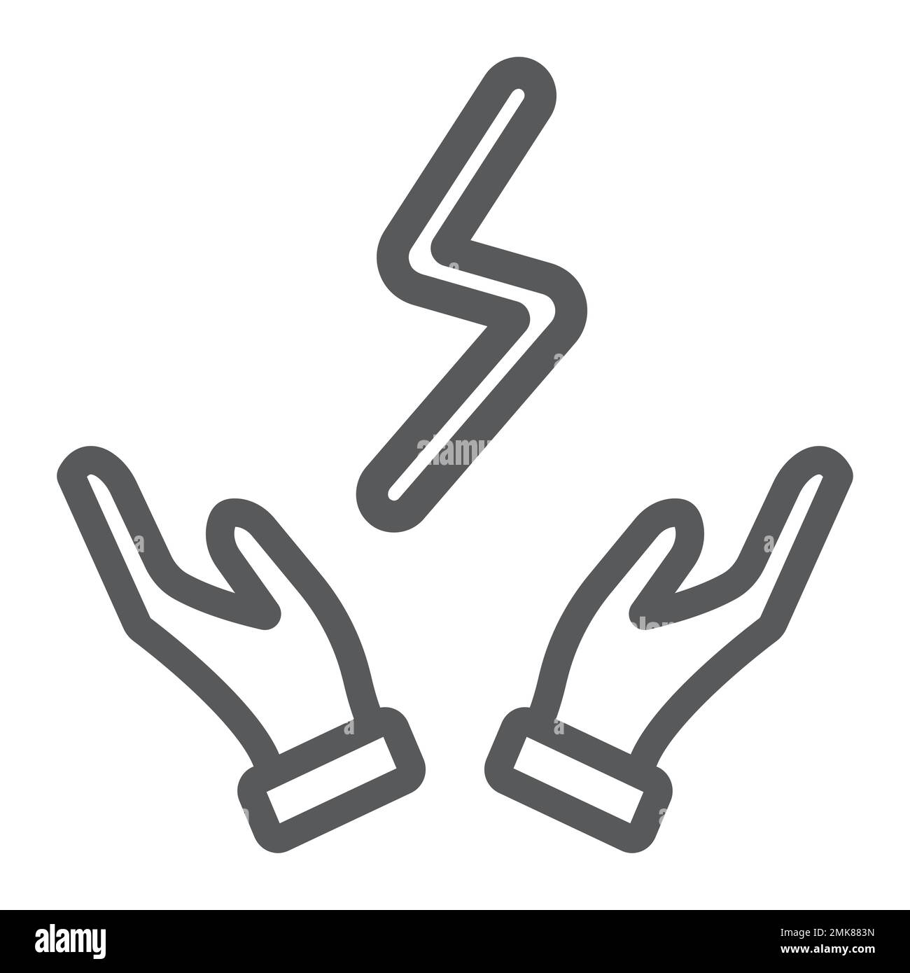 Hand holding lightning bolt hi-res stock photography and images - Alamy