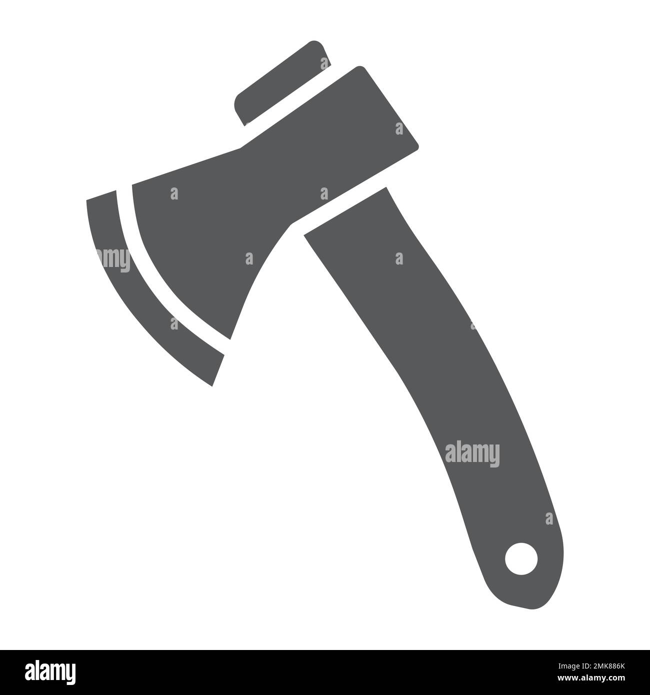 Axe Glyph Icon Tool And Tomahawk Ax Sign Vector Graphics A Solid Pattern On A White