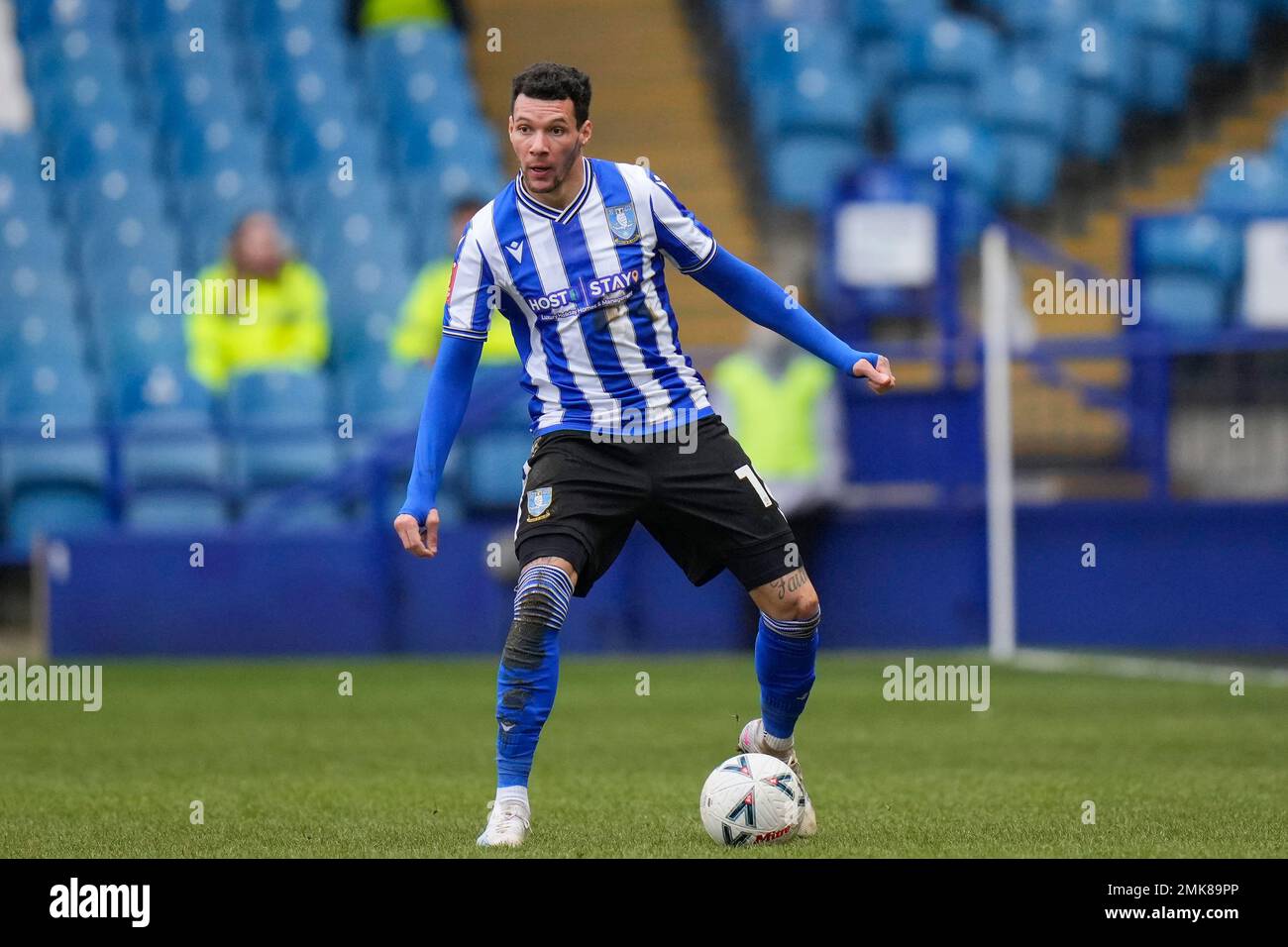 Marvin Johnson #18 of Sheffield Wednesday during the Emirates FA Cup ...