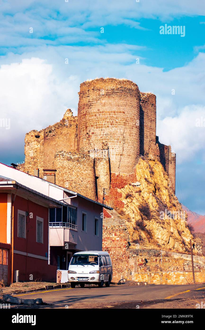 Oltu Castle, located in the town center of Oltu,was built by Urartians ...