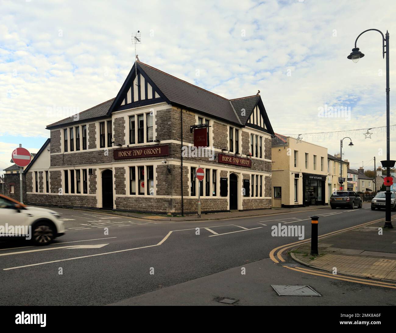 Horse and Groom public house, Cowbridge , South Wales. January 2023 ...