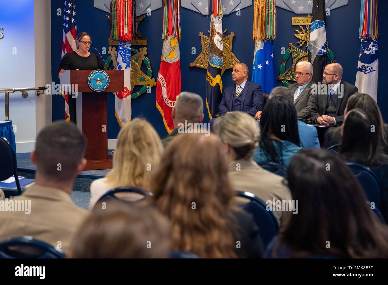 Deputy Secretary of Defense Kathleen H. Hicks participates in the ...